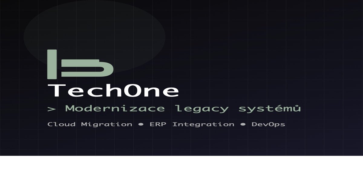 TechOne | Cloud migrace a ERP integrace – IT tým Praha